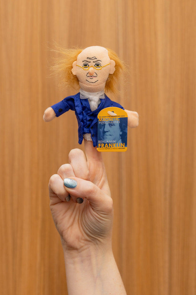 Benjamin Franklin Finger Puppet | Smart and Funny Gifts by UPG – The ...