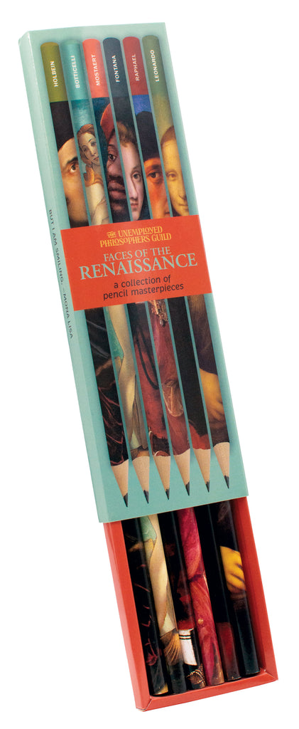 Renaissance Faces Pencil Set – The Unemployed Philosophers Guild
