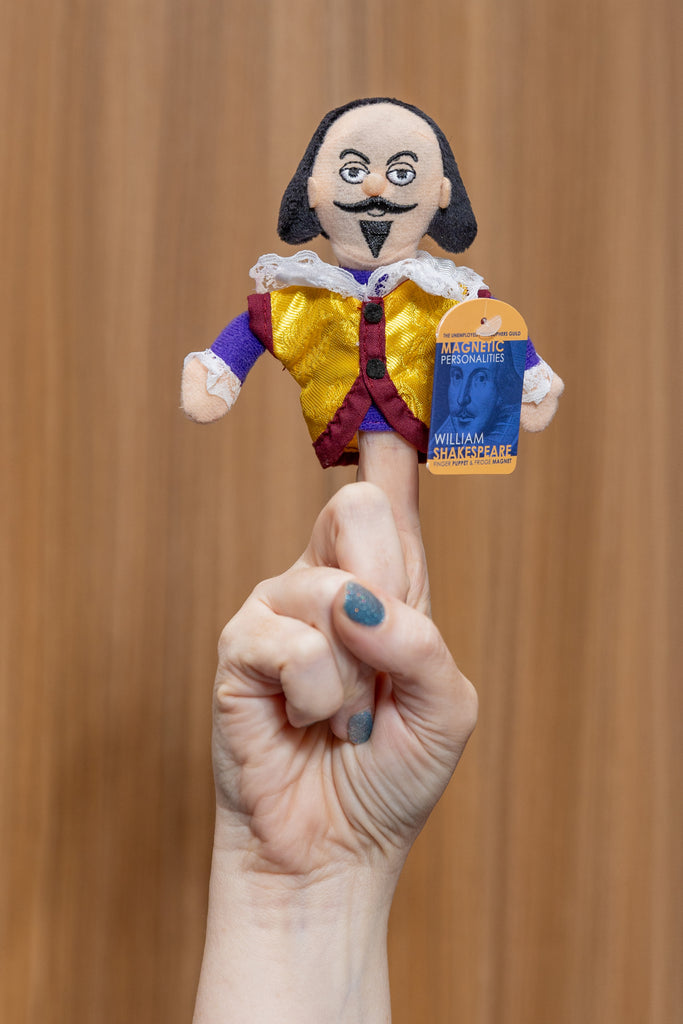 William Shakespeare Finger Puppet | Smart and Funny Gifts by UPG – The ...