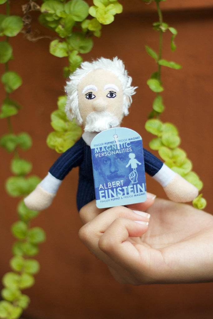 Albert Einstein Finger Puppet | Smart and Funny Gifts by UPG – The ...