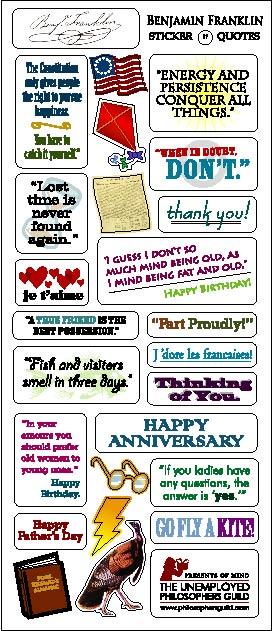 Benjamin Franklin Greeting Card | Smart and Funny Gifts by UPG – The ...