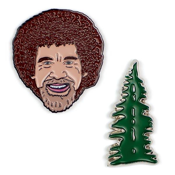 Bob Ross Enamel Pin Set | Smart and Funny Gifts by UPG – The Unemployed ...