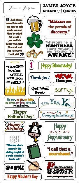 James Joyce Greeting Card | Smart and Funny Gifts by UPG – The ...