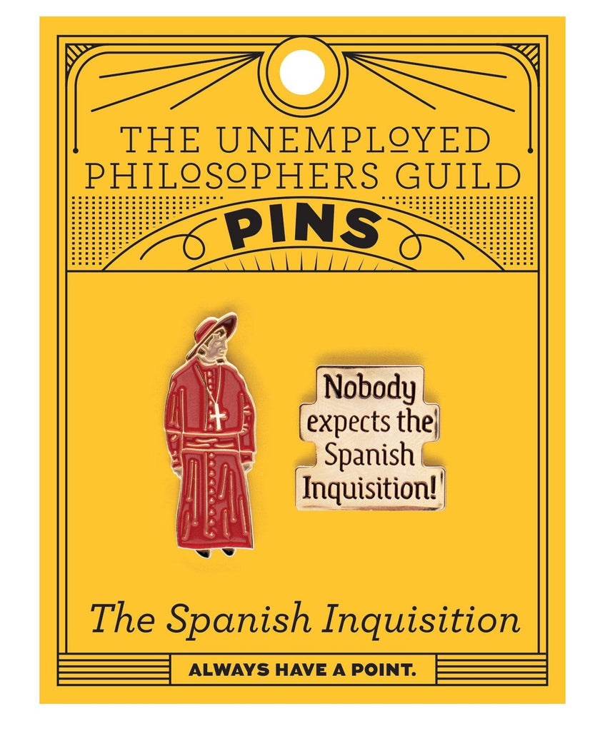 Monty Python Spanish Inquisition Enamel Pin Set | Smart and Funny Gifts ...
